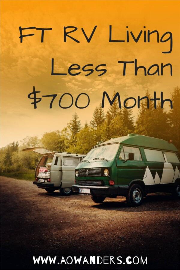 How To Live Full Time In Your RV For Less Than $700 A Month ...